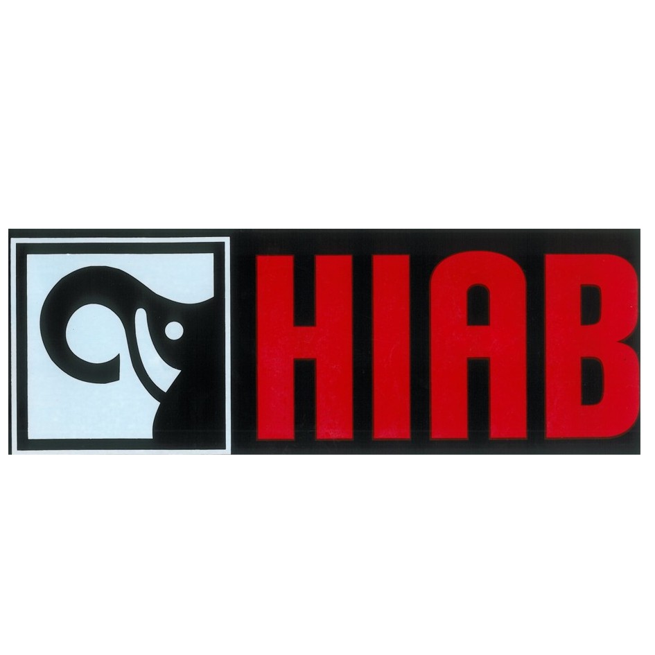 Naklejka HIAB logo 235x90mm 139491 - Najlepsze ceny w OK Sp. z o.o.