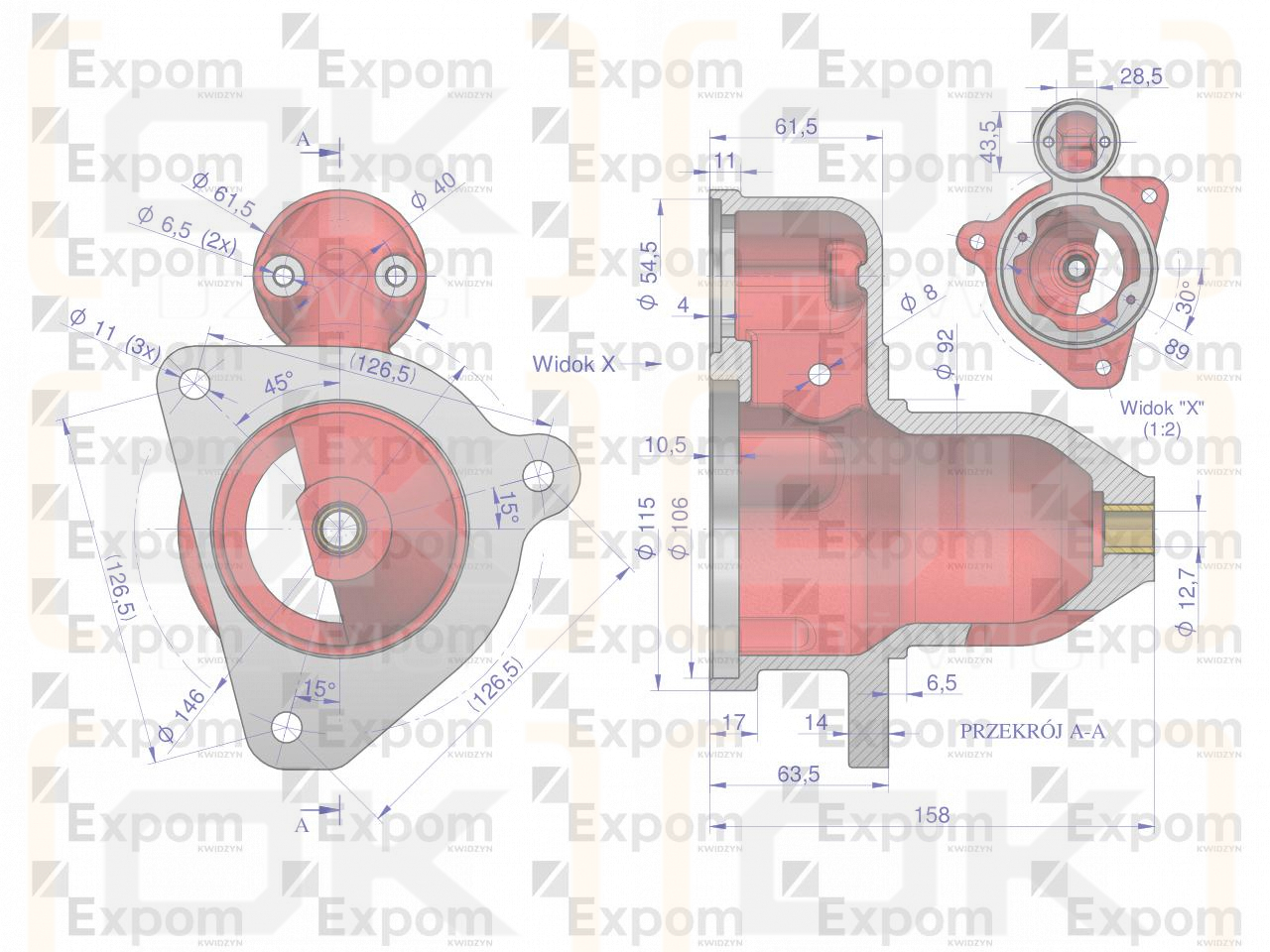 Anlasserkopf R-10a EXPOM KWIDZYN eu 8515000EX - Die besten Preise bei OK Sp. z o.o.