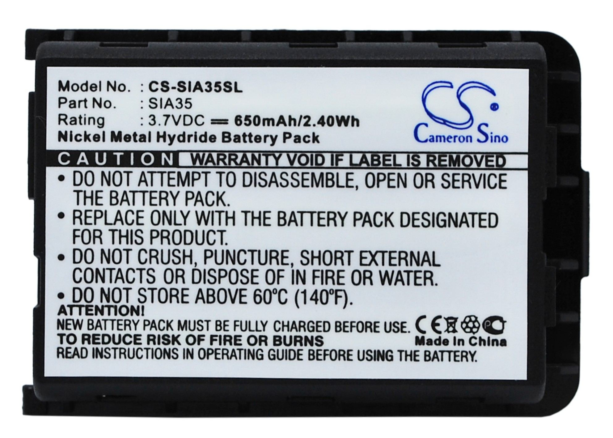 Siemens 1128 650 mAh Ni-MH 3.6 V (Cameron Sino) CS-SIA35SL - Najlepsze ...