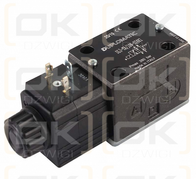 DL3-TA/10N-D24K1 • Rozdzielacz suwakowy DL3-TA 24VDC Duplomatic • OK Dźwigi